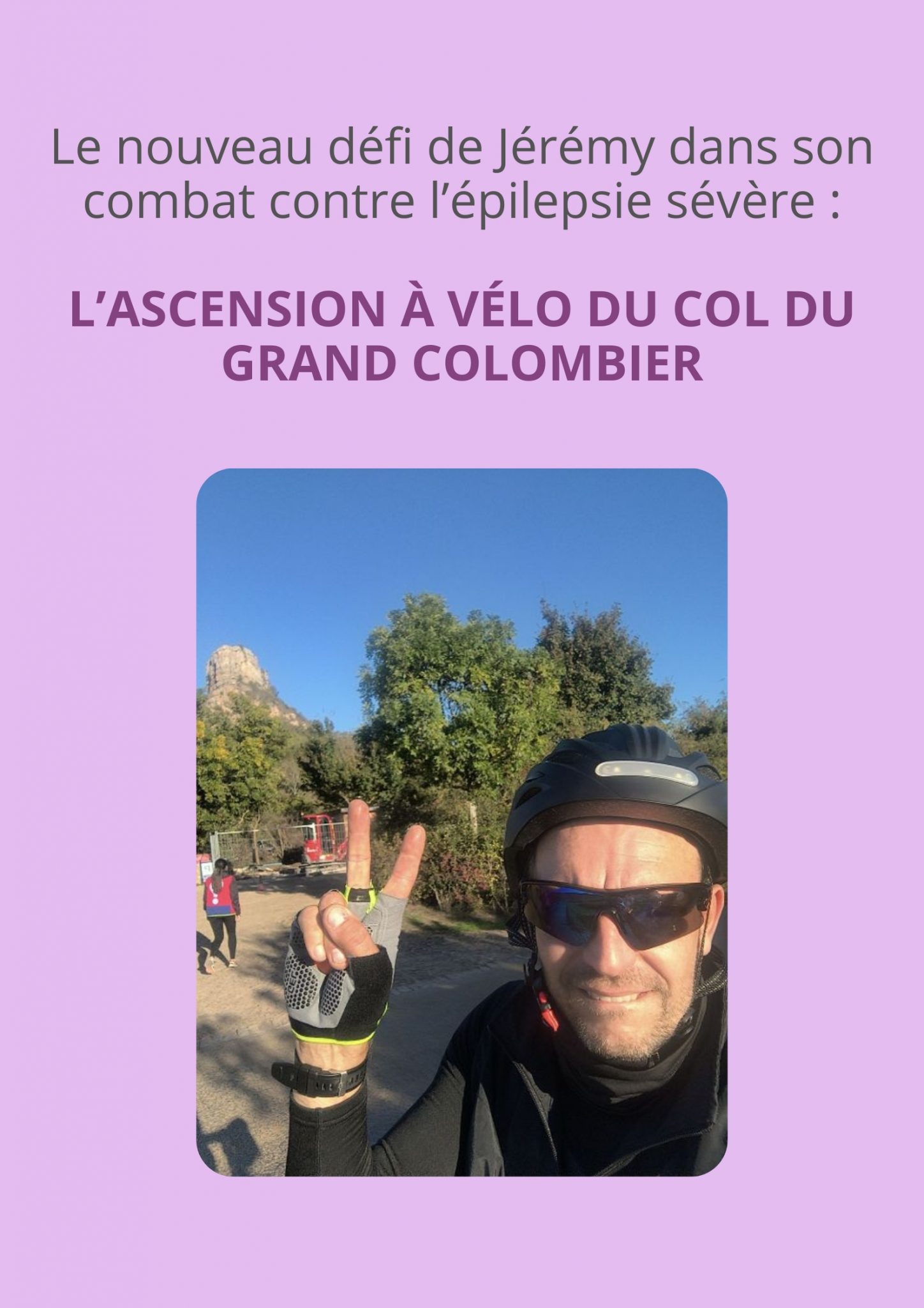 LE DÉFI DE JÉRÉMY - 28 SEPTEMBRE - Epilepsie France